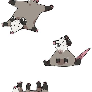 "Goofy Opossums" Sticker for Sale by goccart | Redbubble
