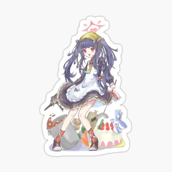 "Blue Archive Fuuka" Sticker for Sale by Lottart | Redbubble
