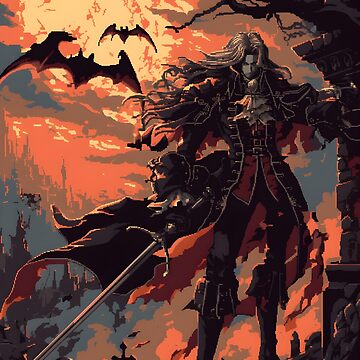 "Alucard Pixel Art" Poster for Sale by SchellStation | Redbubble