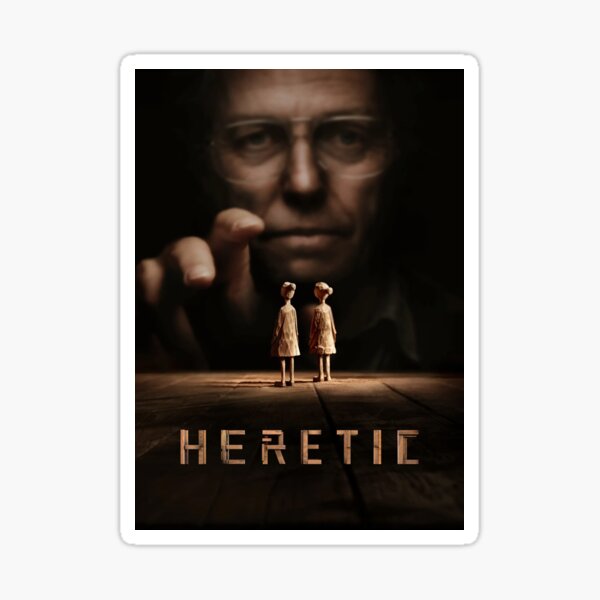 "Heretic 2024" Sticker for Sale by KirkpatrickLife | Redbubble