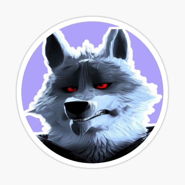 "Death wolf" Sticker for Sale by AmazingFusion | Redbubble
