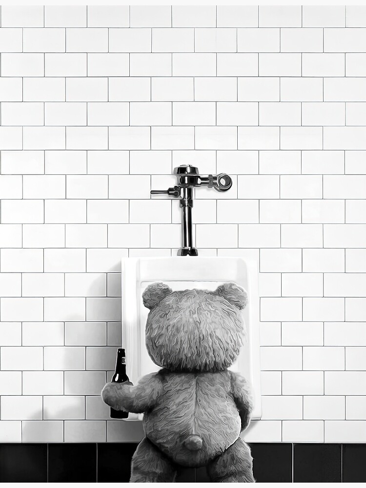 "Ted Movie Bathroom" Poster for Sale by RubyRoark | Redbubble