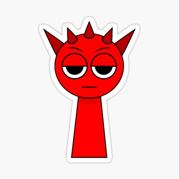 "Sprunki: Raddy" Sticker for Sale by Unseenpublic | Redbubble