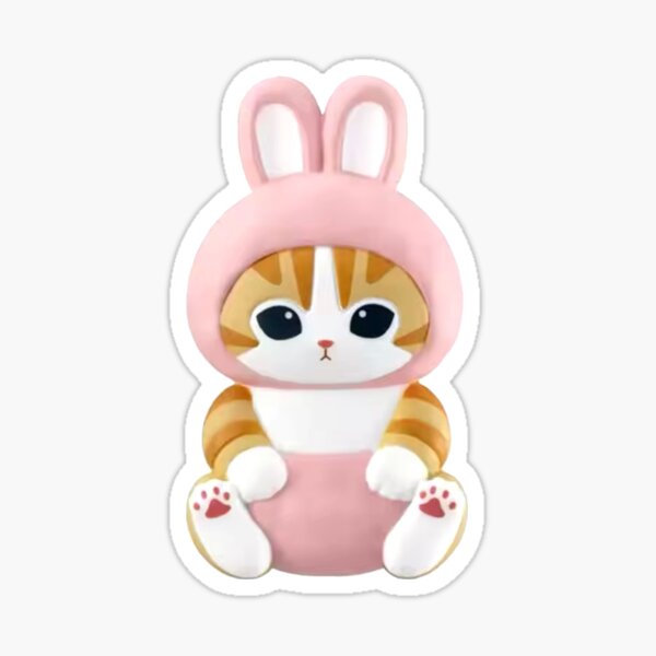 "Mofusand - Pink Rabbit" Sticker for Sale by penny555 | Redbubble