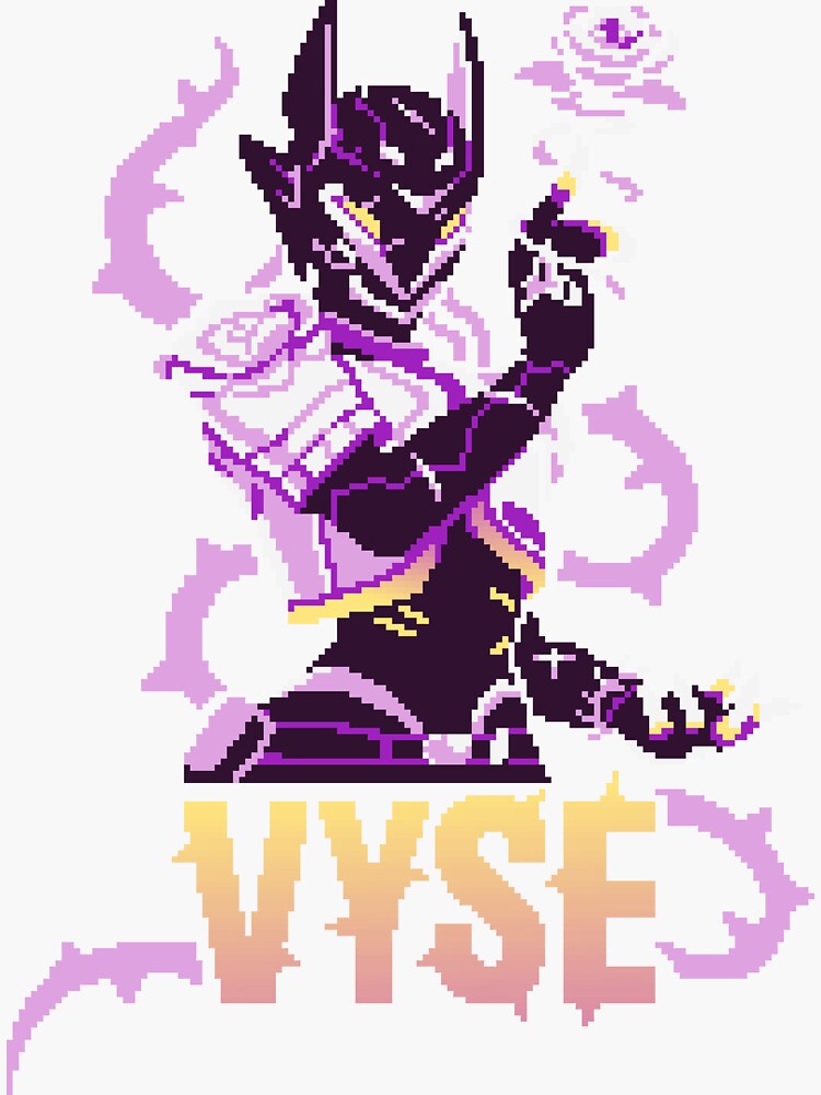 "Vyse Valorant" Sticker by ZukoDave | Redbubble
