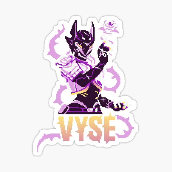 "Vyse Valorant" Sticker by ZukoDave | Redbubble