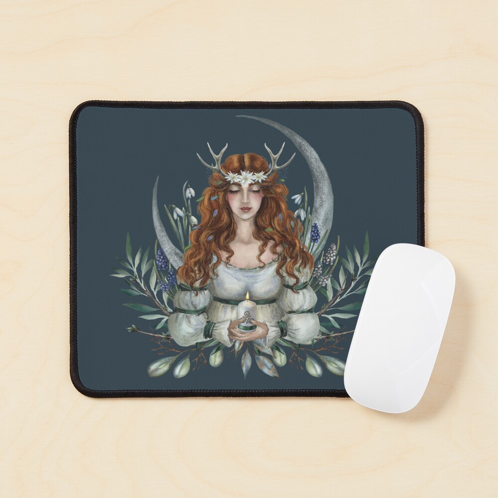 "Goddess Brigid Imbolc Pagan Spring Celebration - AlaskaMagick" Sticker ...