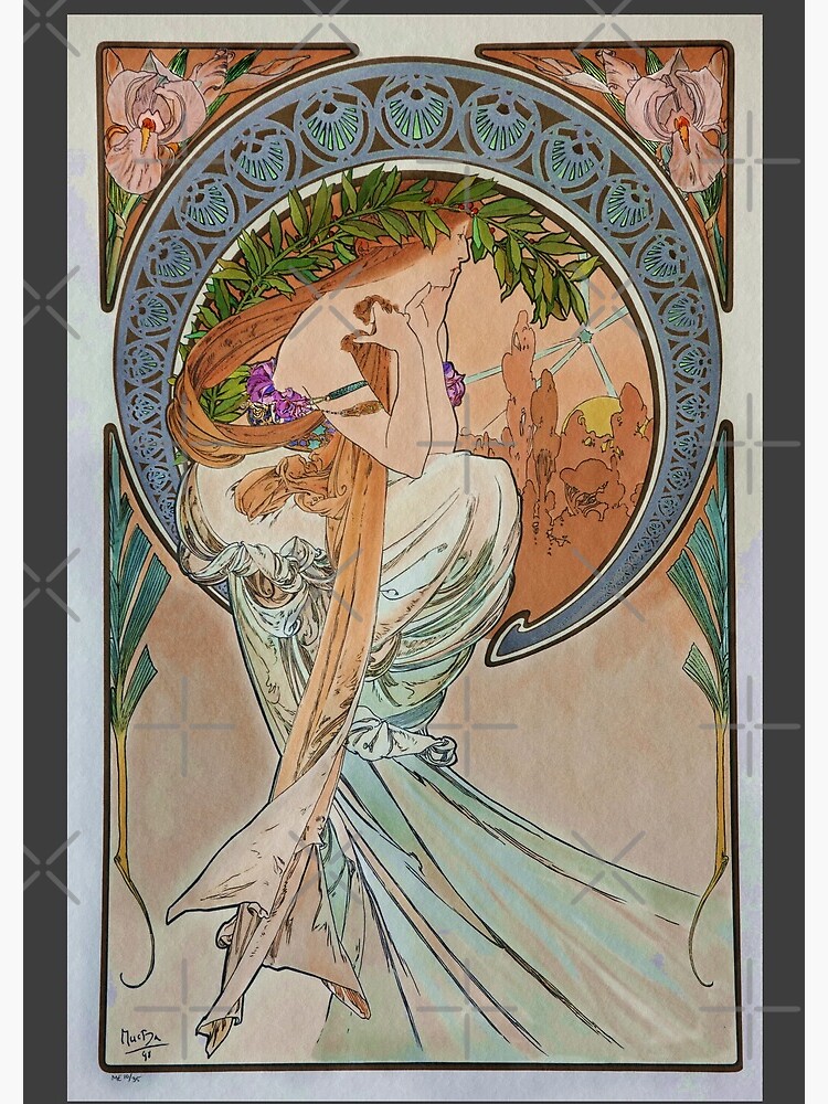 "The Poet Muse" Spiral Notebook for Sale by dianegaddis | Redbubble