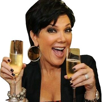 "kris jenner" Sticker for Sale by jelantzy | Redbubble