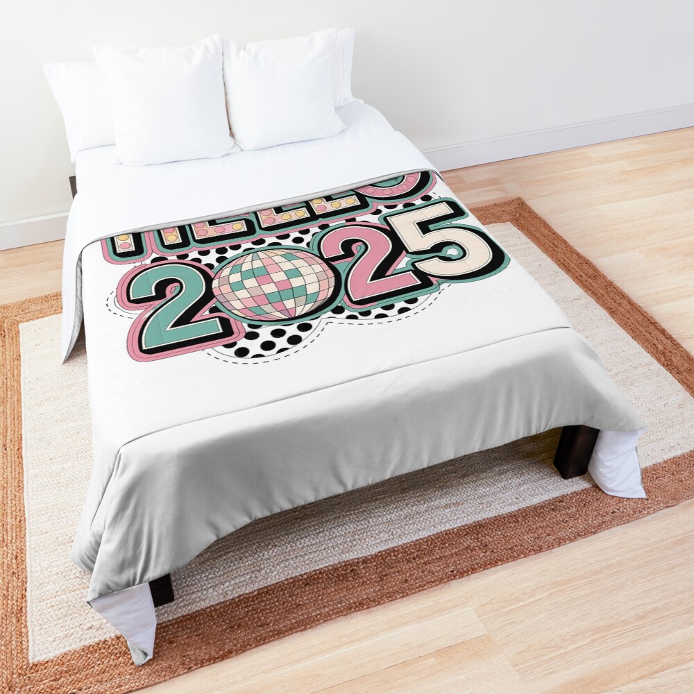 "Hello 2025, Retro Happy New Year 2025" Sticker for Sale by ...