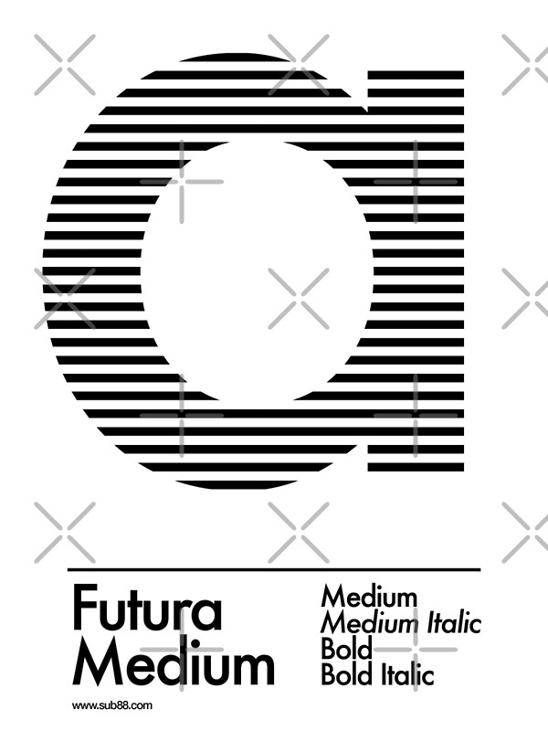 "The Letter a Futura Type" by sub88 | Redbubble