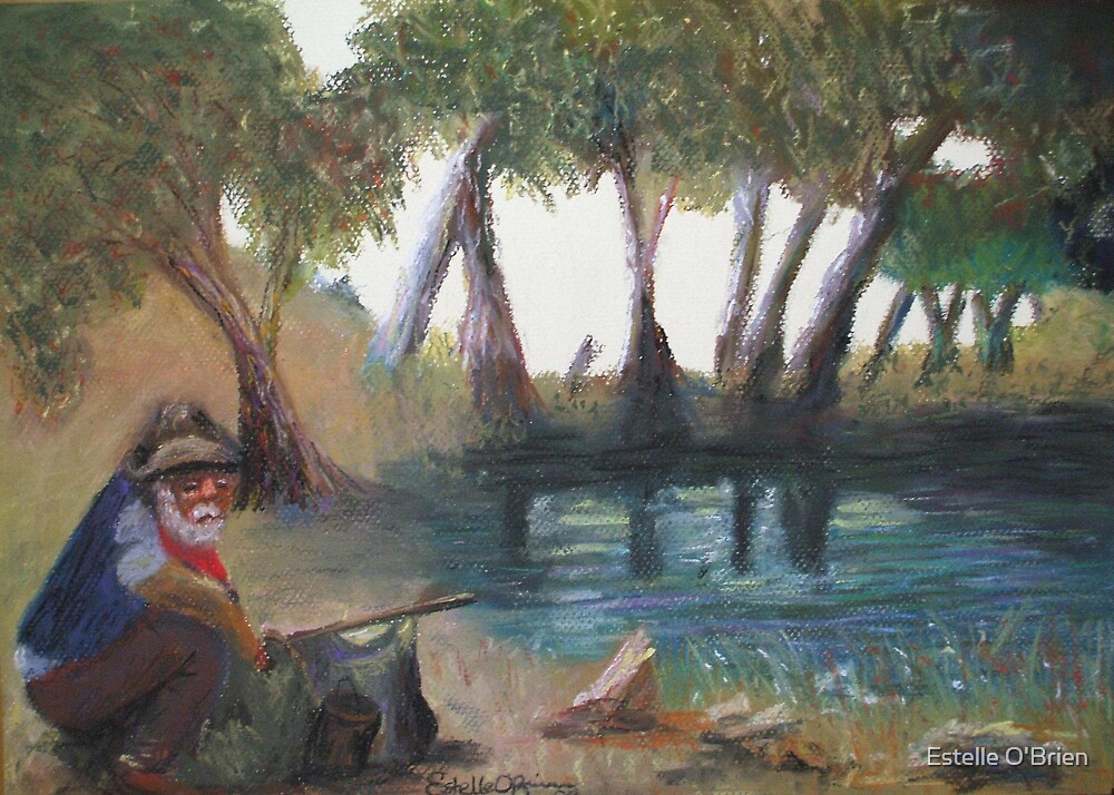 ""Once a jolly swagman, camped by a billabong..."" by Estelle O'Brien ...