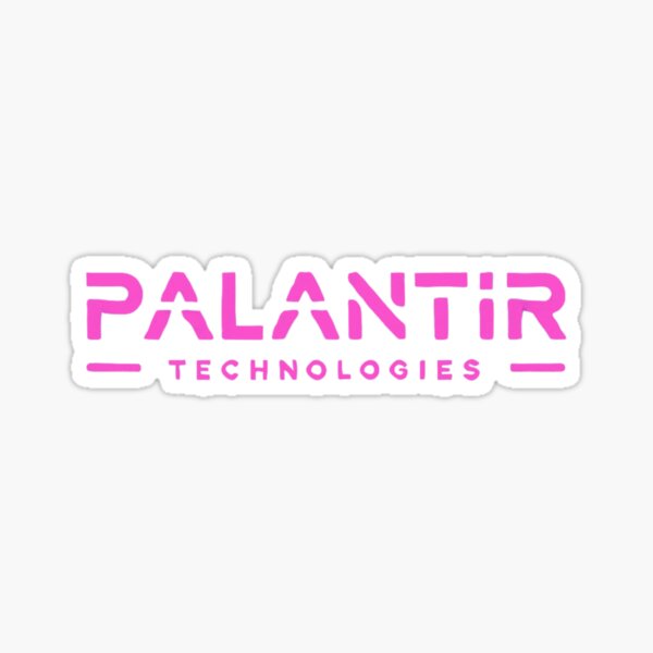 "Palantir stock" Sticker for Sale by TEEJAMBOREE | Redbubble