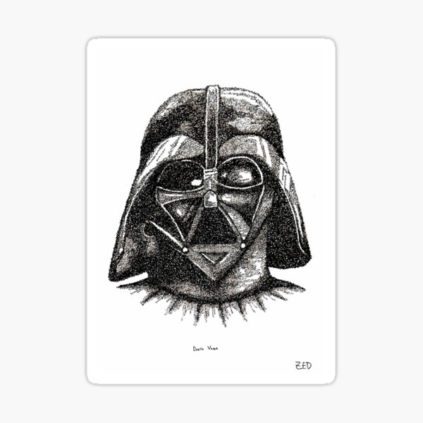 "Darth Vader " Sticker for Sale by zoe-elizabeth07 | Redbubble