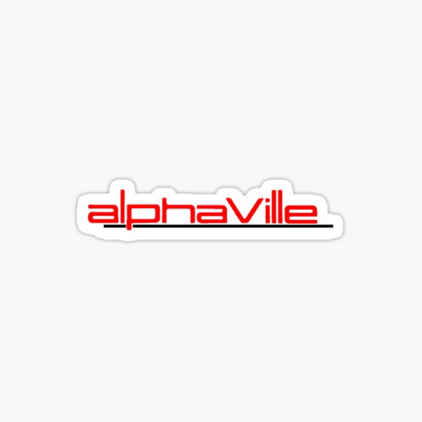 "Alphaville synth pop band Germany" Sticker for Sale by SanelaJakovlje ...