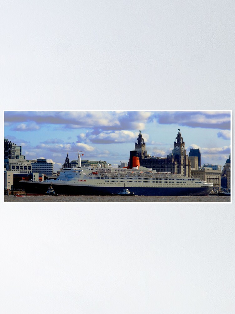 "Qe2 at Liverpool 2008" Poster by Paulsr | Redbubble