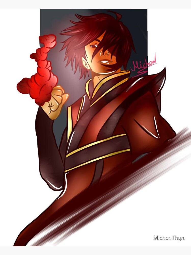 "Prince Zuko Artwork" Sticker by MichonThym | Redbubble