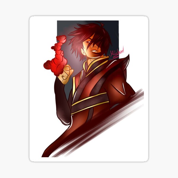 "Prince Zuko Artwork" Sticker by MichonThym | Redbubble