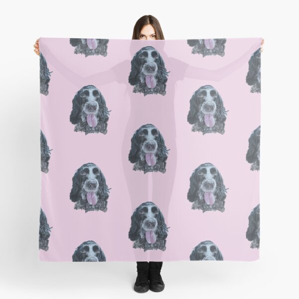"blue roan Cocker Spaniel" Scarf for Sale by cathyscreations | Redbubble