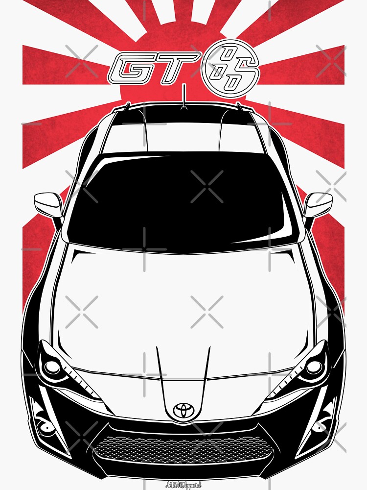 "GT86" Sticker for Sale by EuroLegends | Redbubble