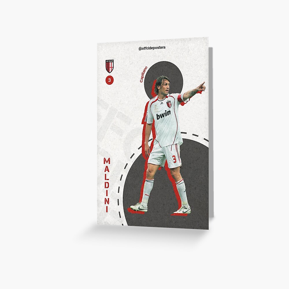 "Paolo Maldini" Poster for Sale by OffcidePosters | Redbubble