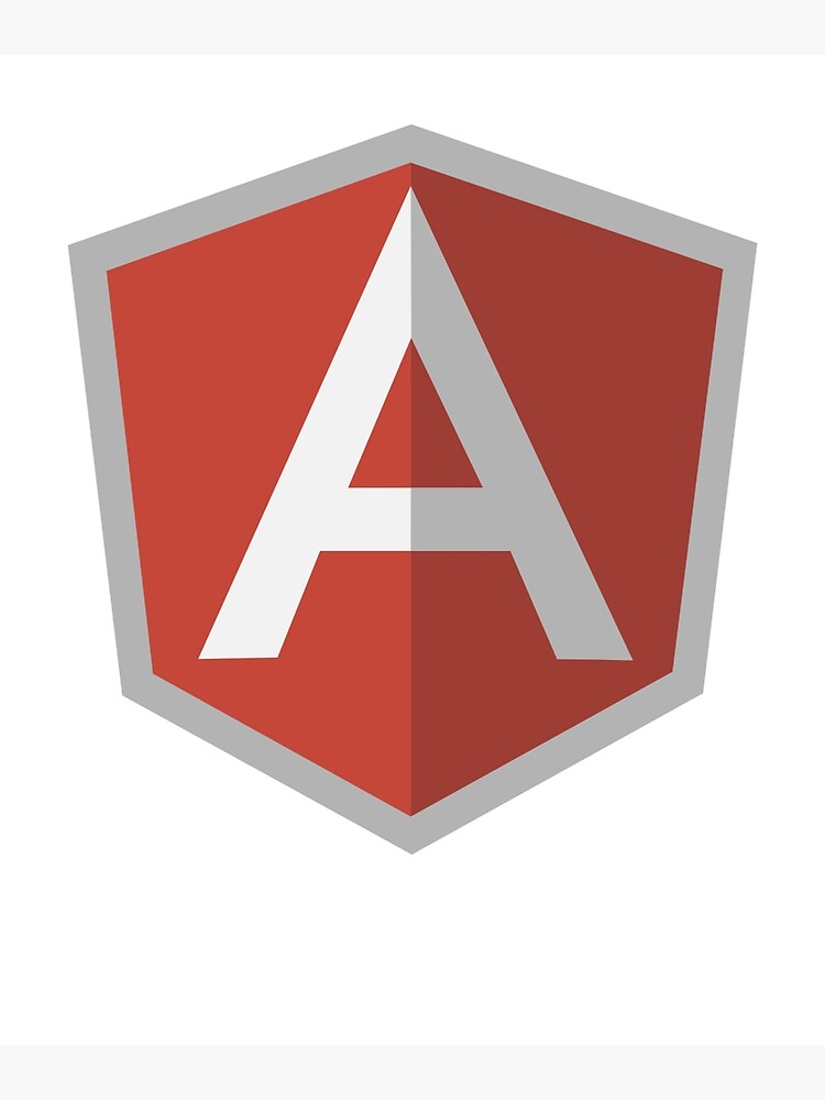 "AngularJS Angular Official Logo T-Shirt" Poster for Sale by Rainwater ...
