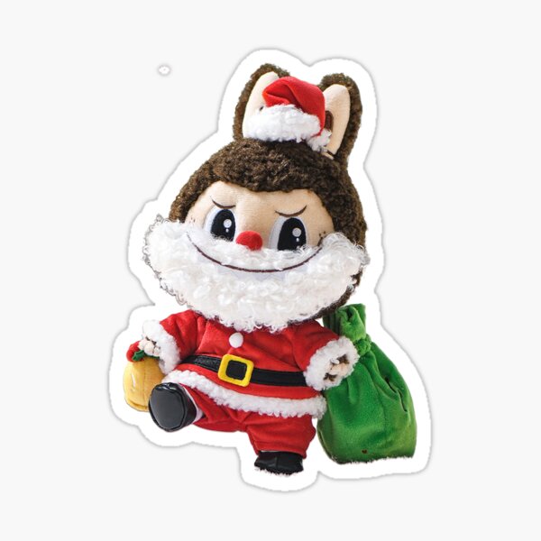 "Labubu - Santa Claus - Christmas - Popmart" Sticker for Sale by ...