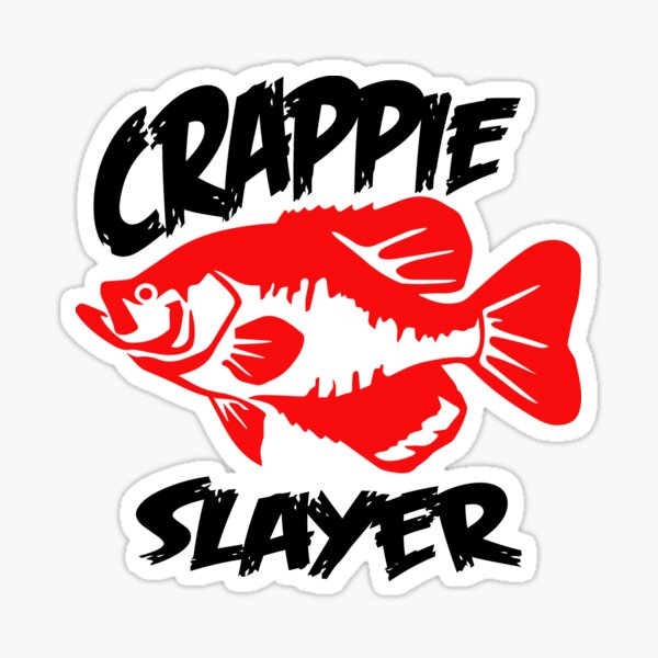 Crappie Slayer Stickers | Redbubble