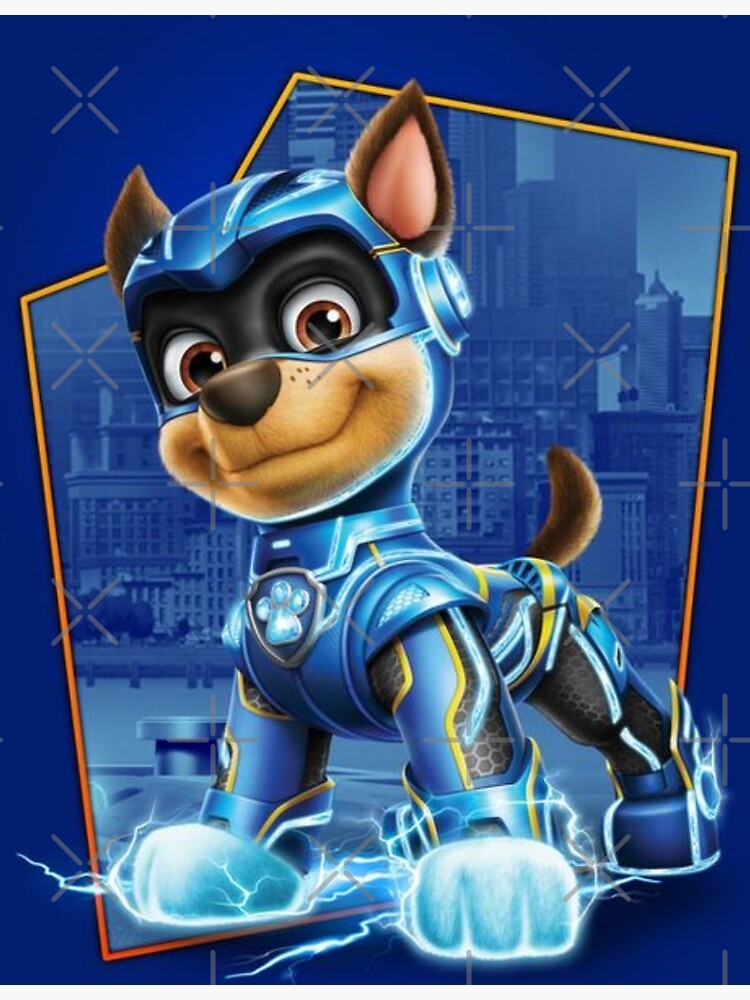 "Paw Patrol Chase Character Mighty Chase in suit" Poster for Sale by ...