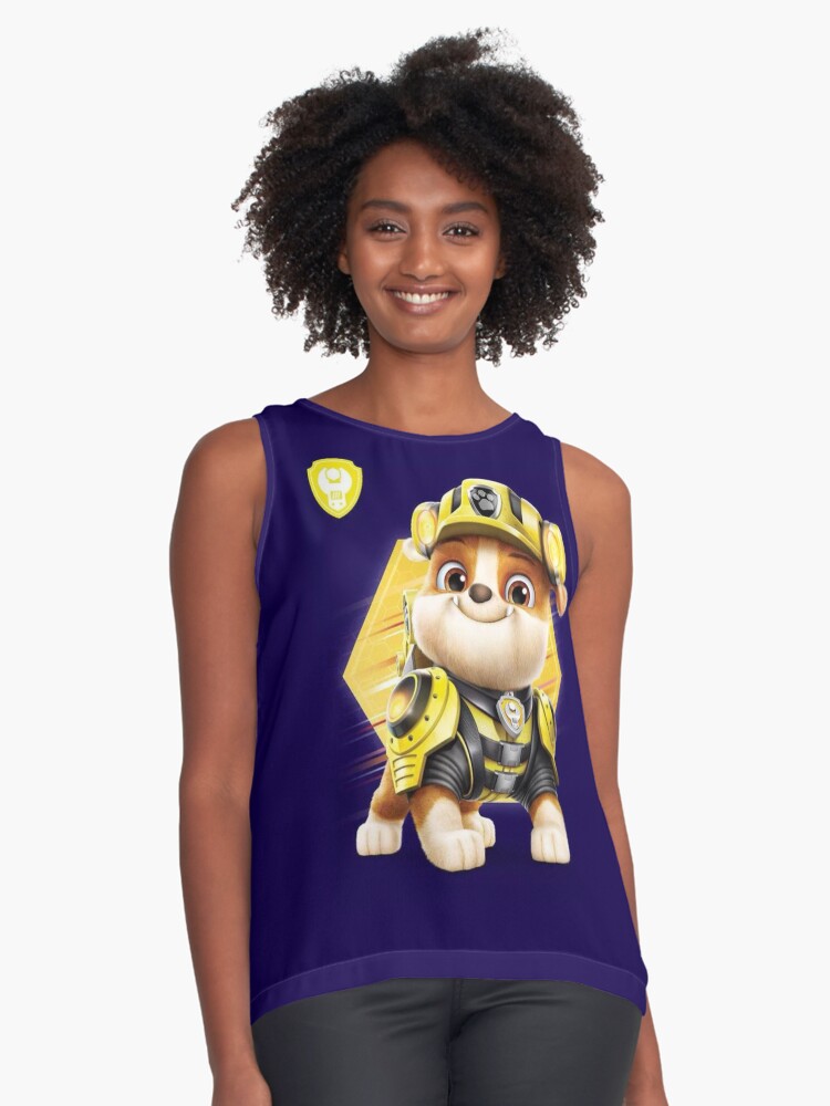 "Paw Patrol Rubble Character Mighty Rubble in suit" Sticker for Sale by ...