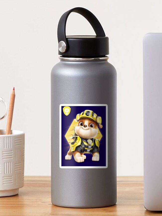 "Paw Patrol Rubble Character Mighty Rubble in suit" Sticker for Sale by ...