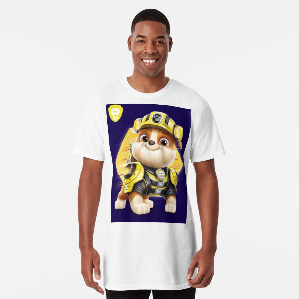 "Paw Patrol Rubble Character Mighty Rubble in suit" Sticker for Sale by ...