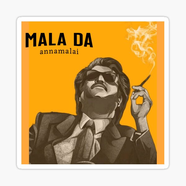 "rajnikanth " Sticker for Sale by Muskan Agarwal | Redbubble