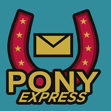 "Pony Express Mouthwashing logo " Sticker for Sale by Aphoticz | Redbubble