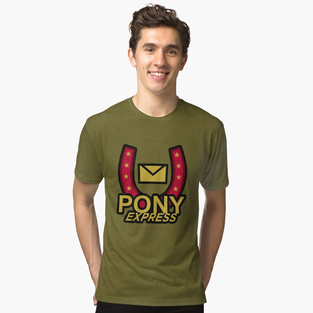 "Pony Express Mouthwashing logo " Sticker for Sale by Aphoticz | Redbubble