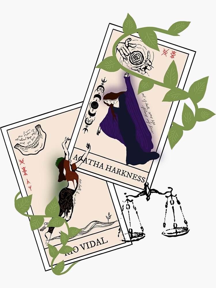 "Agathario | two cards collide" Sticker for Sale by Jordand23 | Redbubble