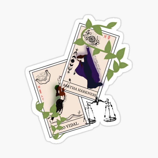 "Agathario | two cards collide" Sticker for Sale by Jordand23 | Redbubble