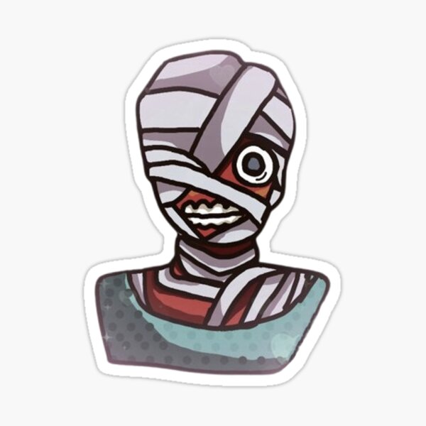 "mouthwashing curly chibi" Sticker for Sale by Biscuitklanis | Redbubble