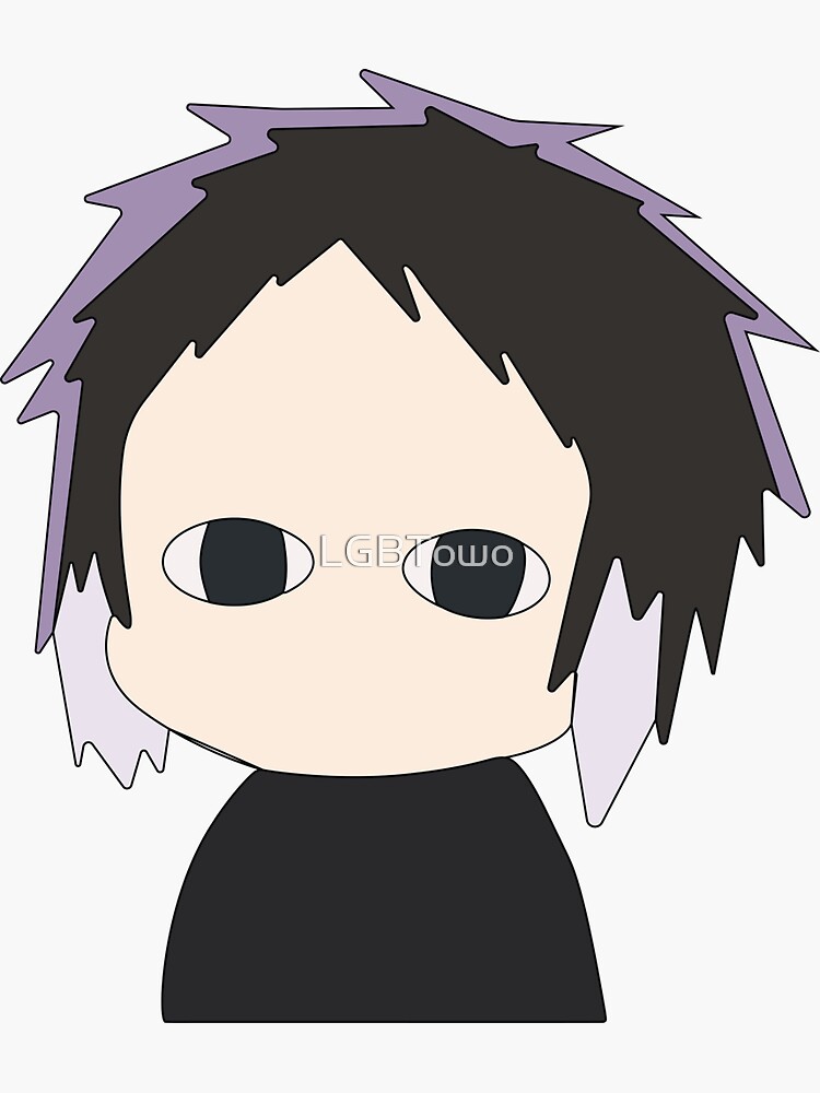 "Ryūnosuke Akutagawa Chibi" Sticker for Sale by LGBTowo | Redbubble