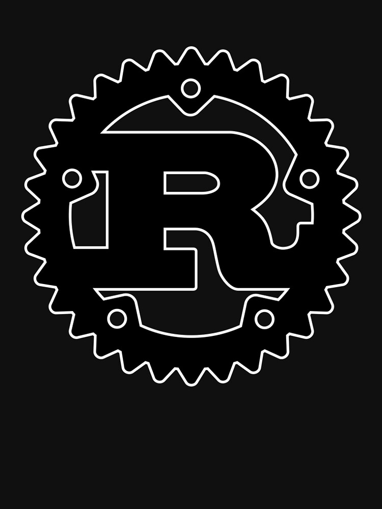 "Rust (White Outline) Official Logo Sweatshirt" T-shirt by rainwater11 ...