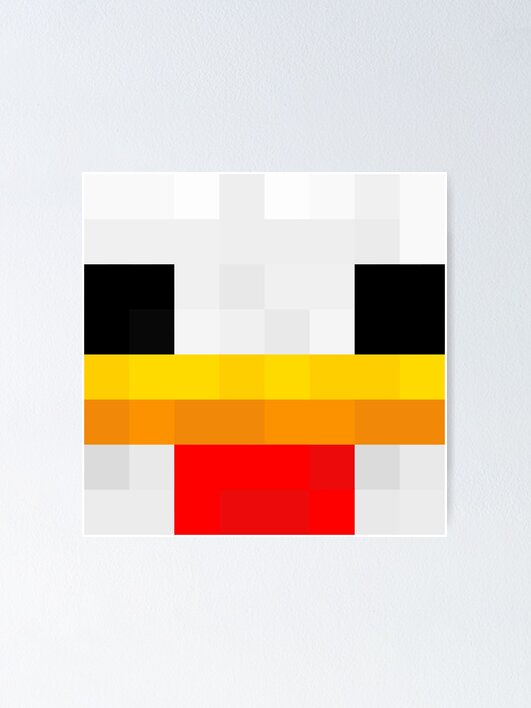 Chicken Minecraft Face