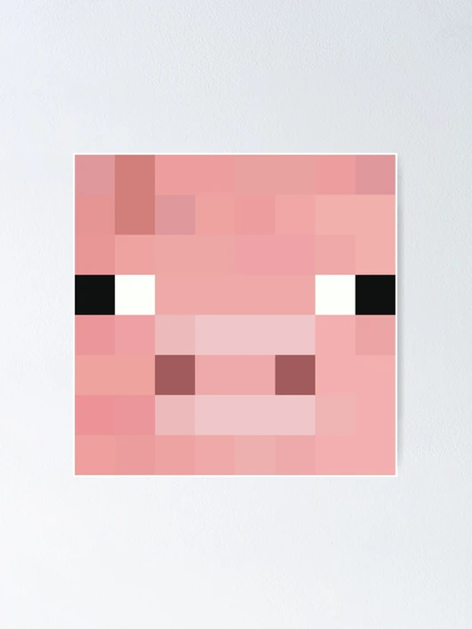 Minecraft Pig Pixel Art Minecraft Pig Survival Clip Art PNG