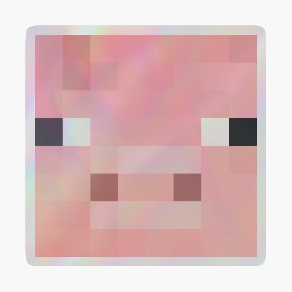 Schweinegesicht Minecraft Pixel Art