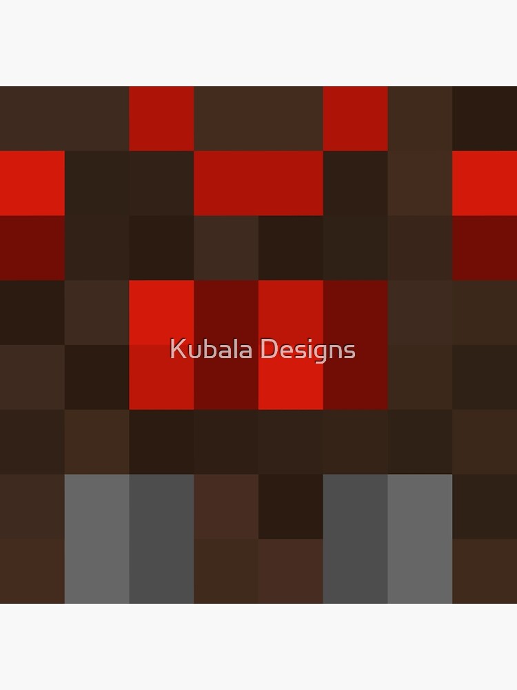 Minecraft Spider Face Pixel Art