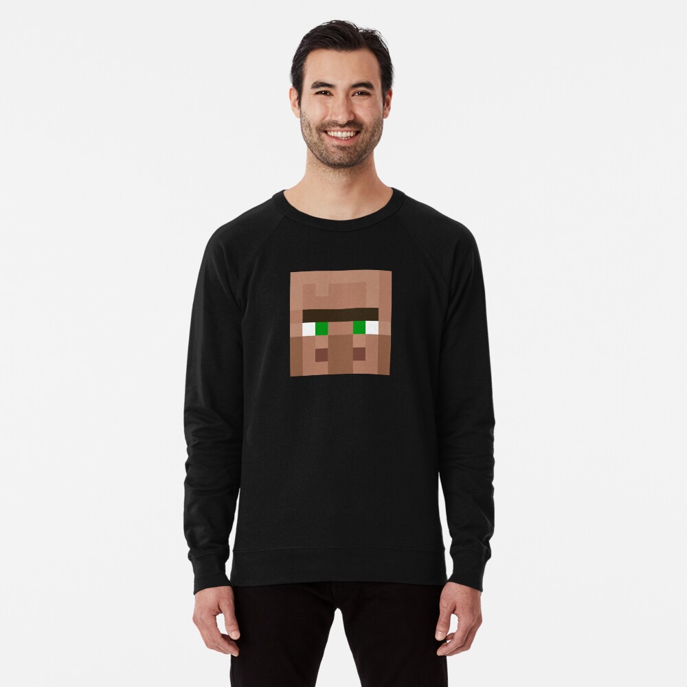 "Villager Minecraft Head Pixel Art Design" Sticker for Sale by Darcekar ...