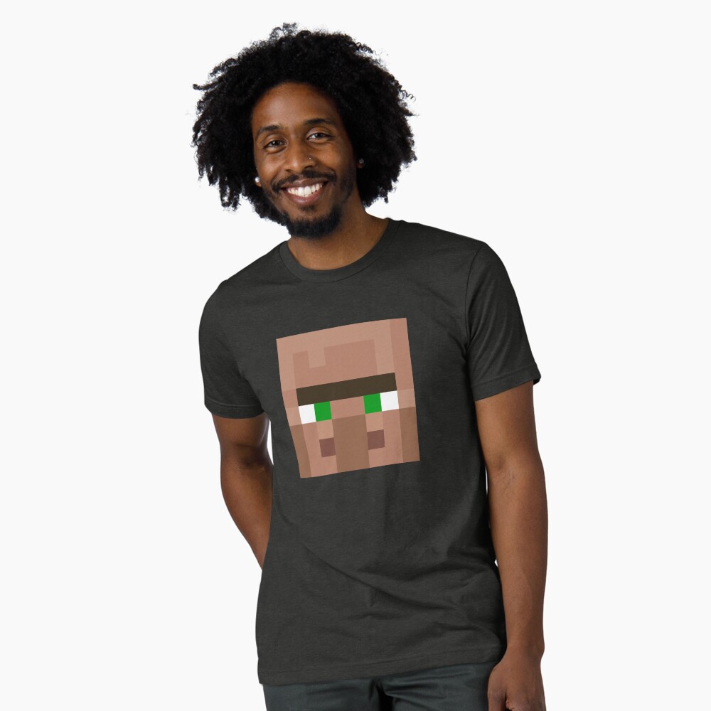 "Villager Minecraft Head Pixel Art Design" Sticker for Sale by Darcekar ...