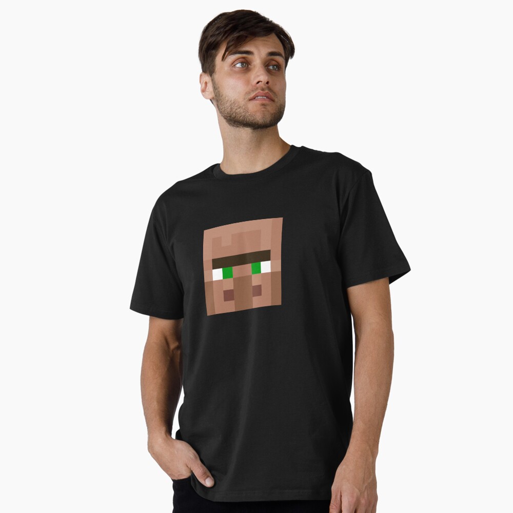 "Villager Minecraft Head Pixel Art Design" Sticker for Sale by Darcekar ...