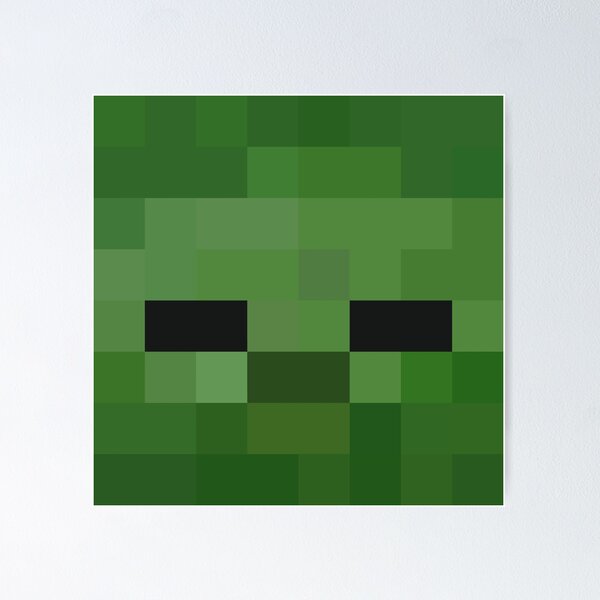Minecraft Zombie Gezicht Pixel Art Zombie Pixel Art 8 Bit