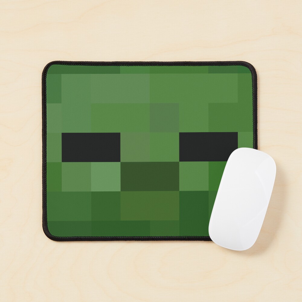 "Zombie Minecraft Head Pixel Art Design" Photographic Print for Sale by ...