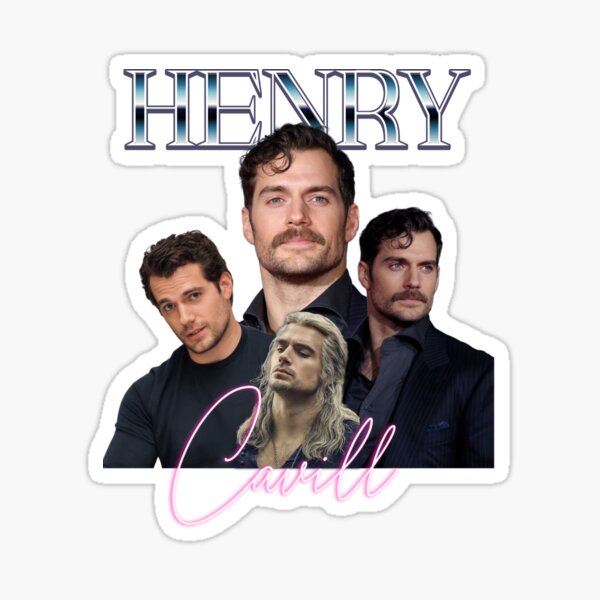 "Henry Cavill vintage fan shirt" Sticker for Sale by inesinboots ...